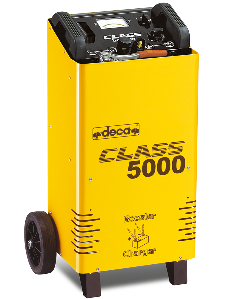 DECA CLASS BOOSTER 5000 Wheeled Battery Charger & Quick Starter 12-24V ...